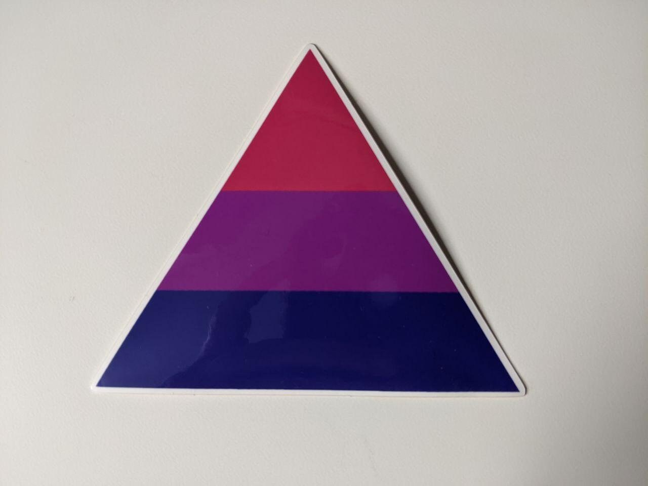 4 Triangle Pride Vinyl Stickers | Etsy