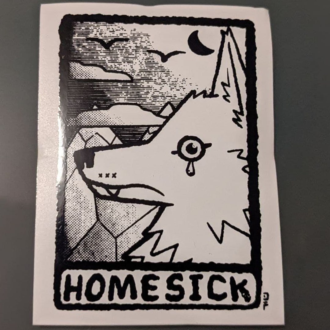 HOMESICK 2.75in Sticker - Etsy