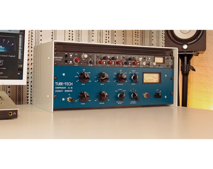 Angled Desktop Audio Racks With Ventilated ƒ-holes - Recording Studio ...