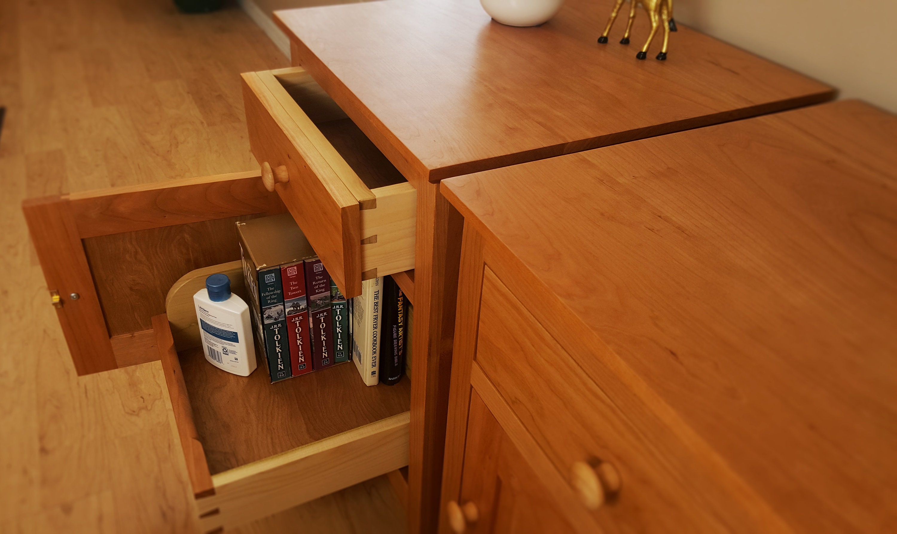 Custom Handmade Nightstands Set of 2 Inspired by a Shaker Style With a ...