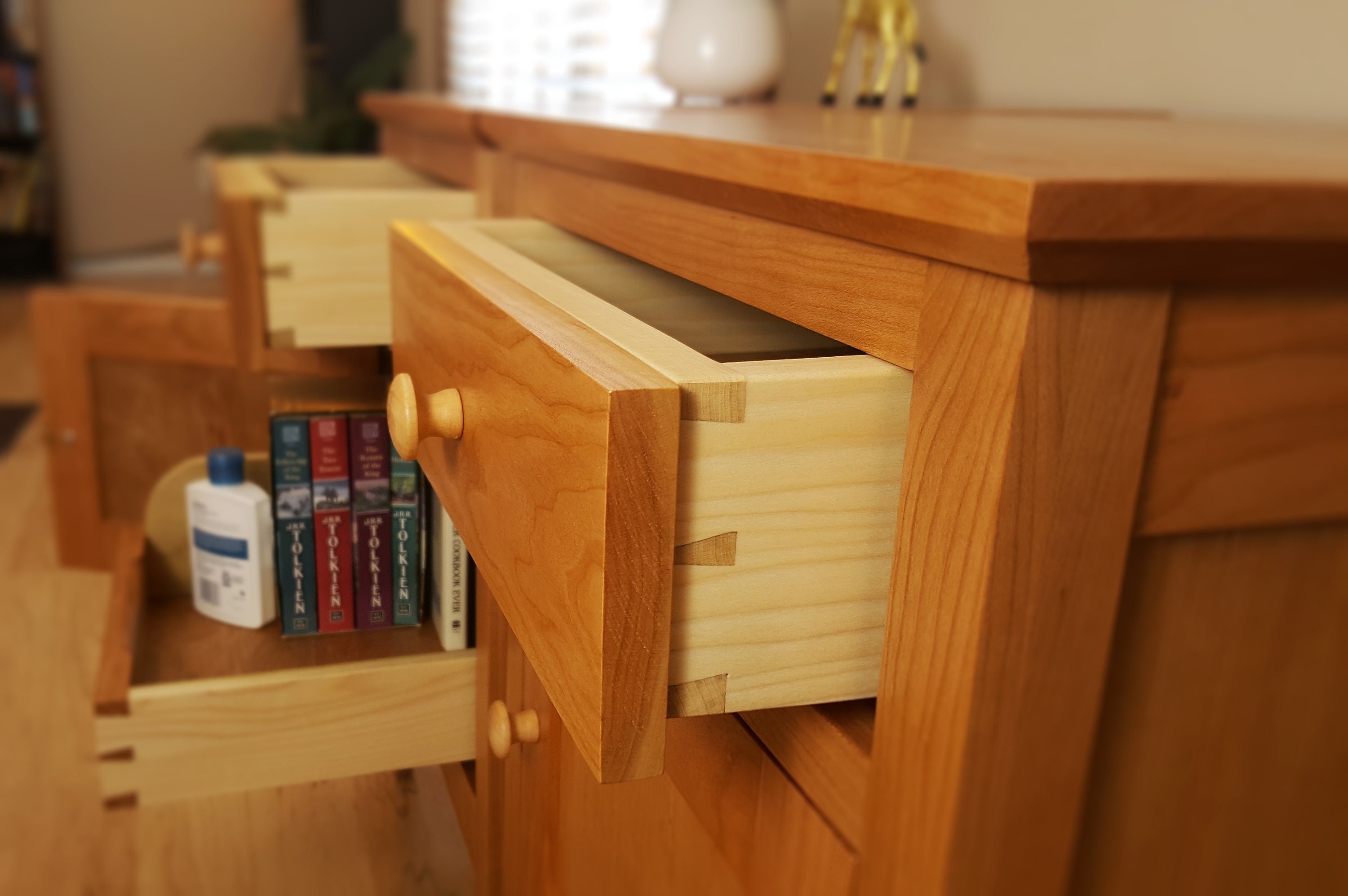 Custom Handmade Nightstands Set of 2 Inspired by a Shaker Style With a ...