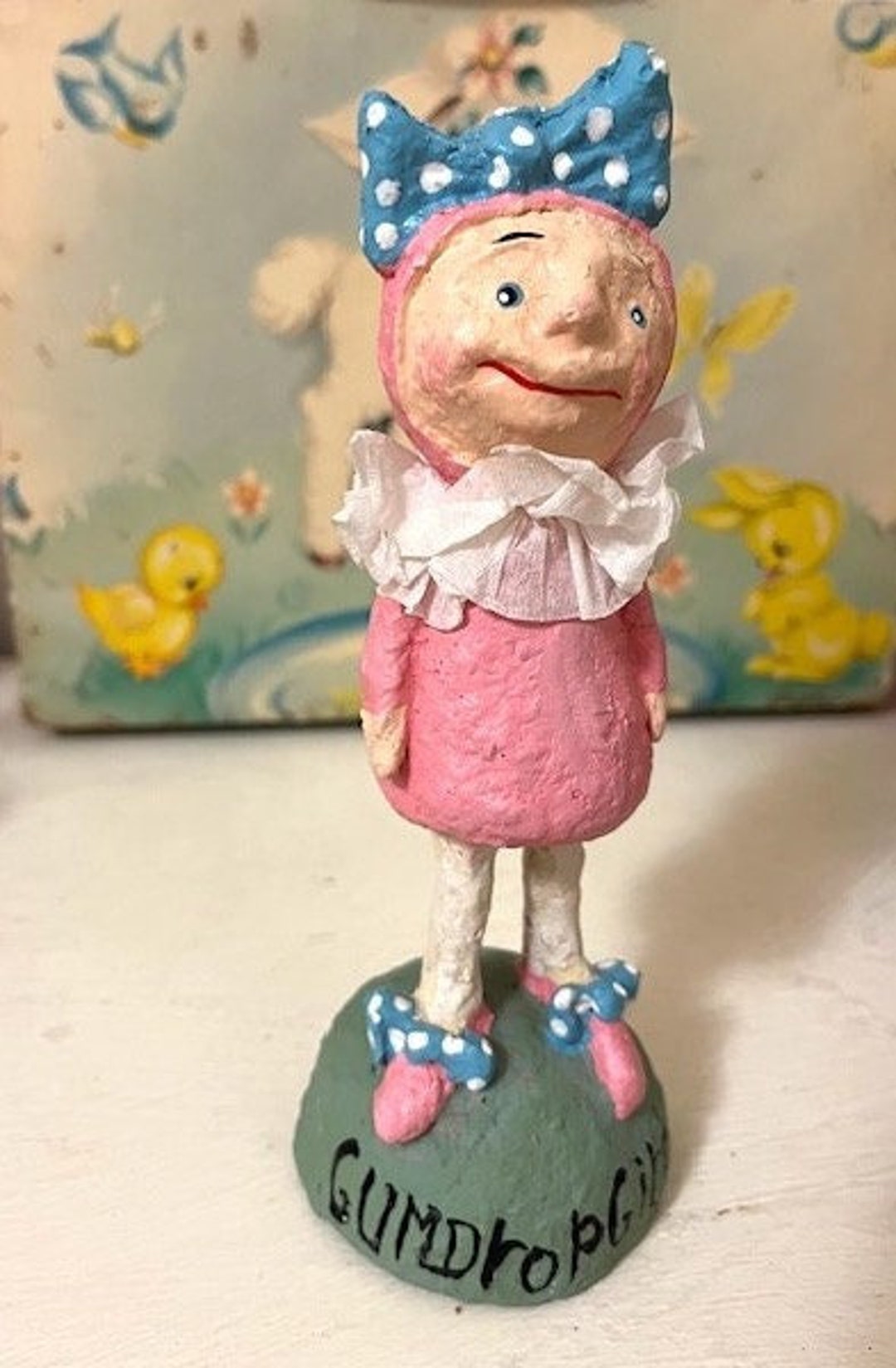 Vintage Debra Schoch Gum Drop Girl Figurine Gumdrop Pastel Collectable ...