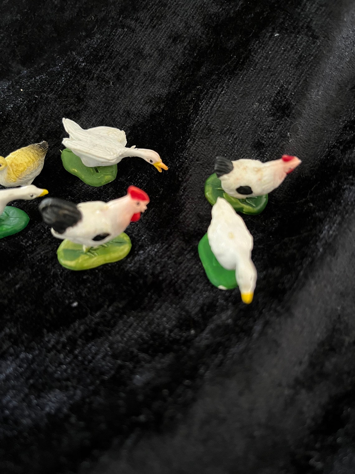 Vintage 50s Teeny Tiny Rubber Chicken Rooster Geese and Duck - Etsy