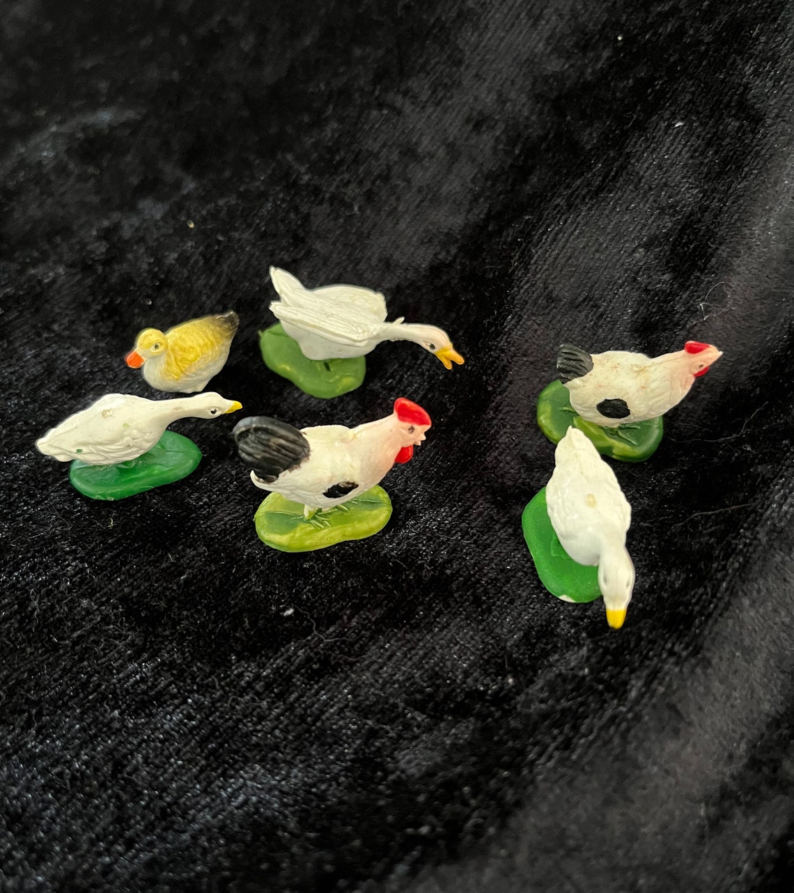 Vintage 50s Teeny Tiny Rubber Chicken Rooster Geese and Duck - Etsy