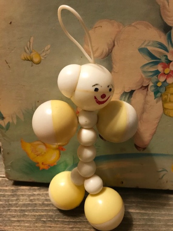 Baby & Toddler Toys Vintage Plastic Clown Baby Rattle The First Years ...