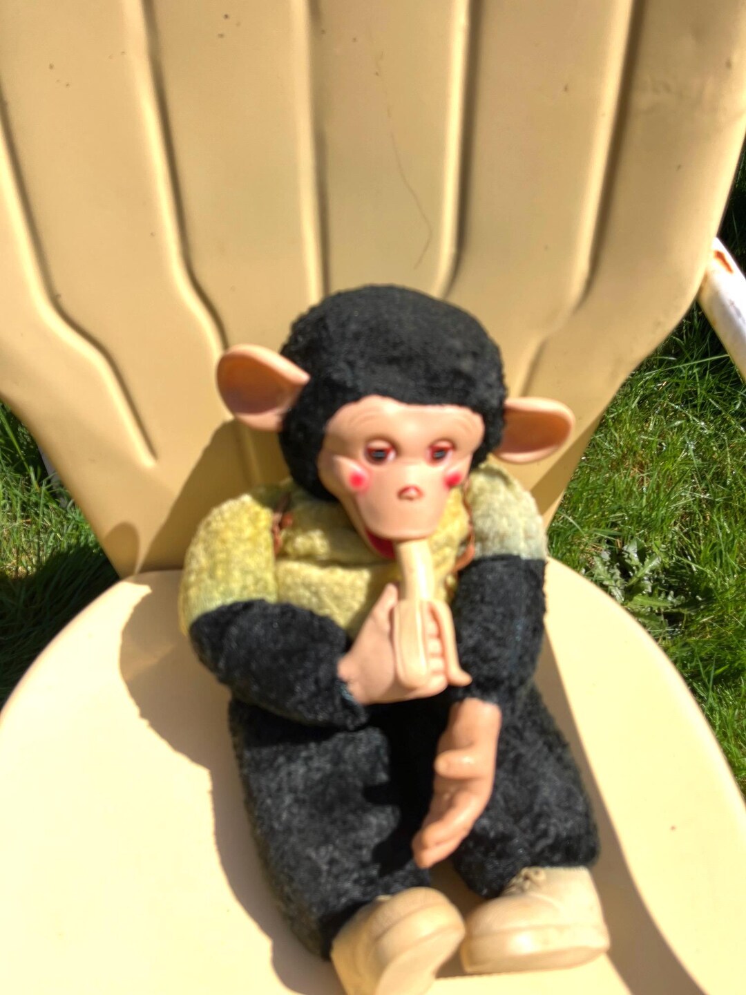 Vintage 50s Mr Bim Zip Zippy Monkey Chimpanzee Rubber Face Smaller ...