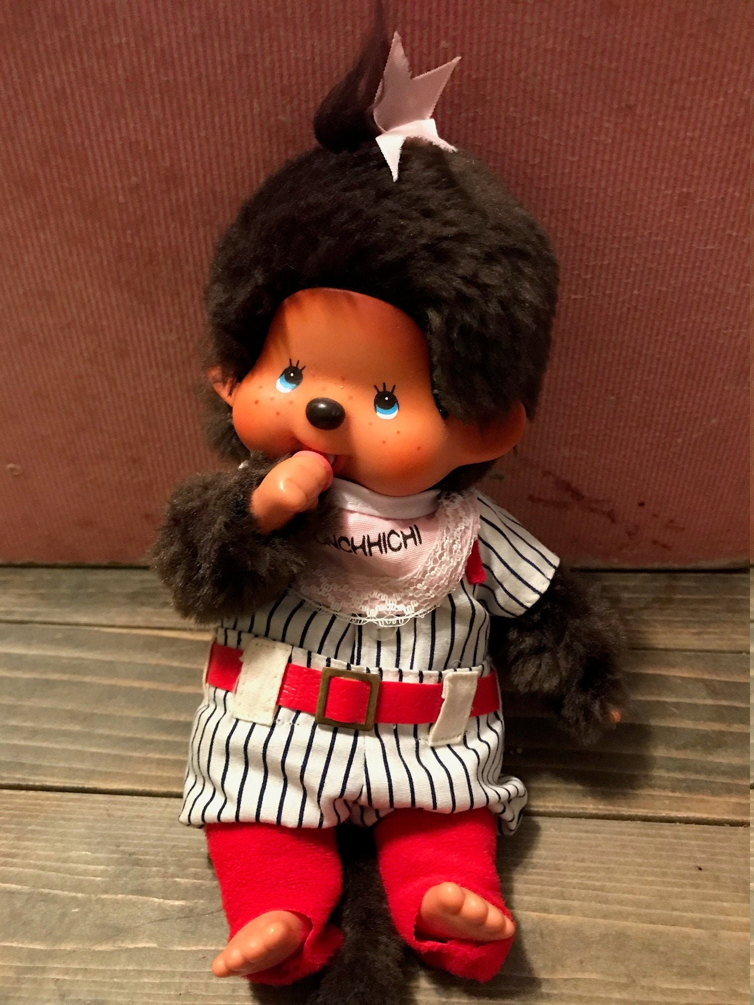 Vintage 1974 Monchhichi Baby Monkey Thumbsucking Plush Doll | Etsy