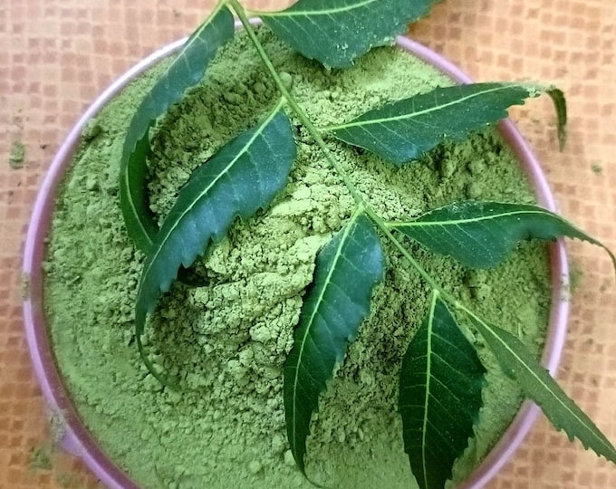 Neem Powder Dried Leaf 100% Pure & Natural Raw Vegan Leaves azadirachta ...
