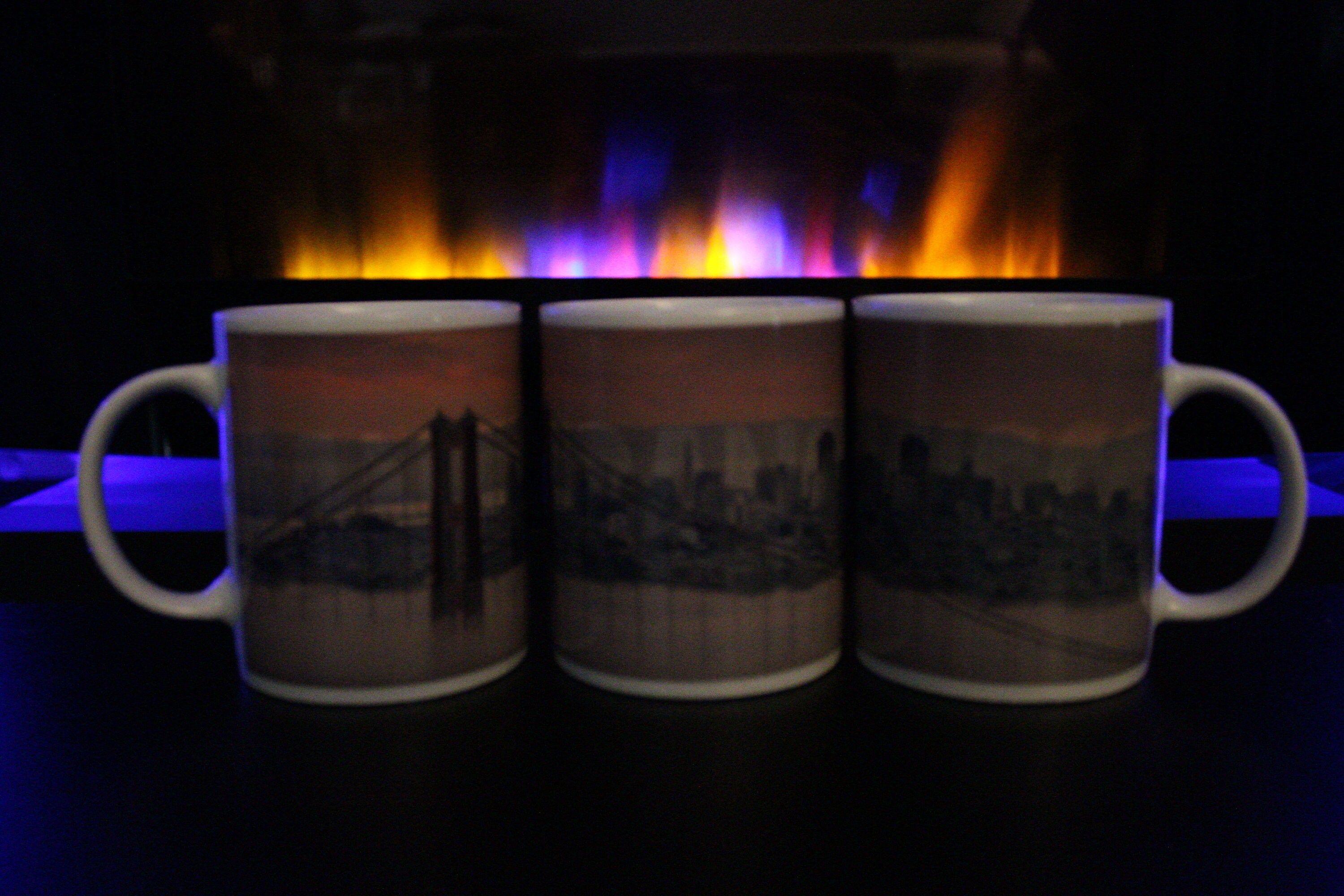 Color Changing San Francisco Skyline Thermoh Exray Ceramic - Etsy