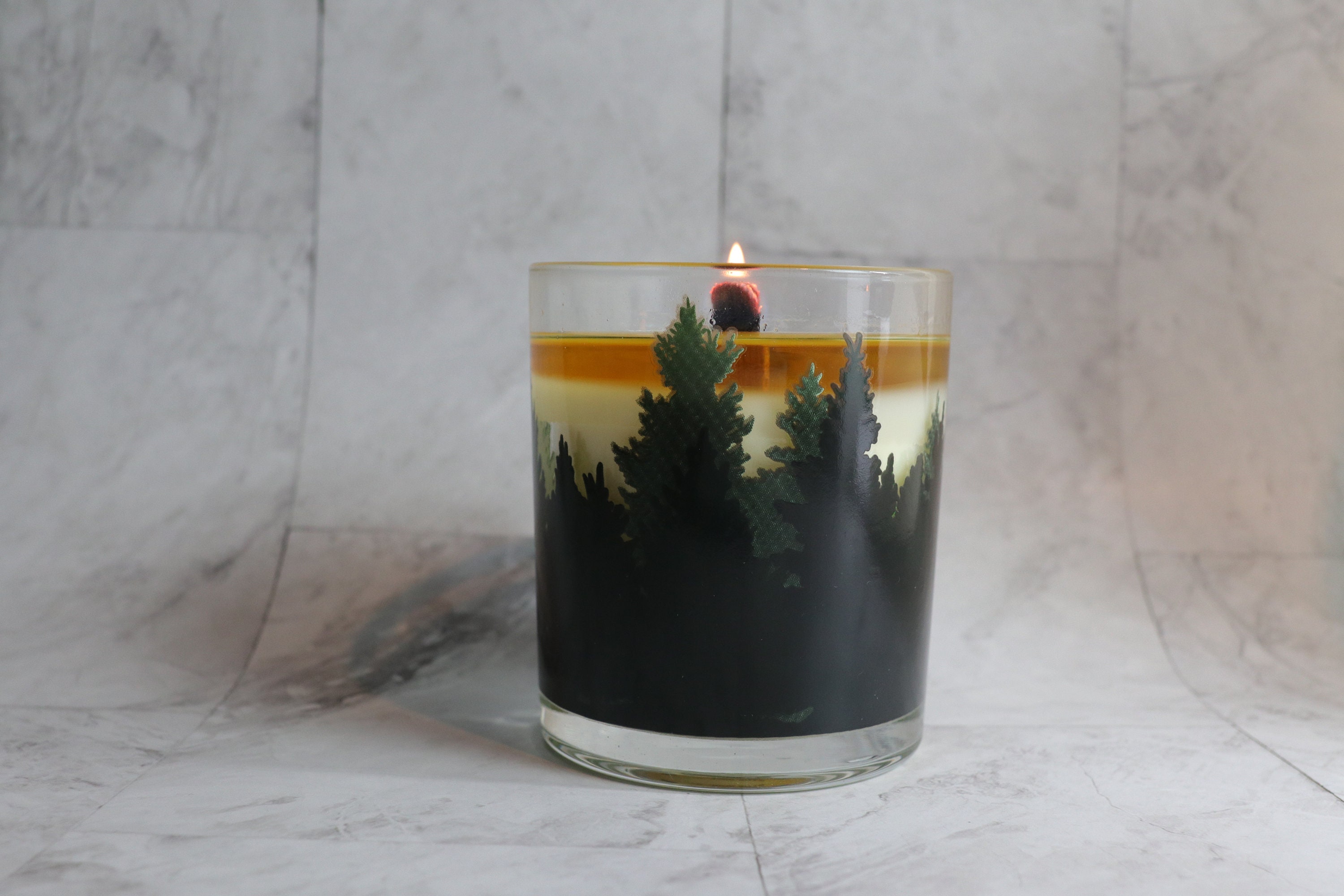 Color Changing Fresh Pine Trees Thermoh Logo Candle - Etsy