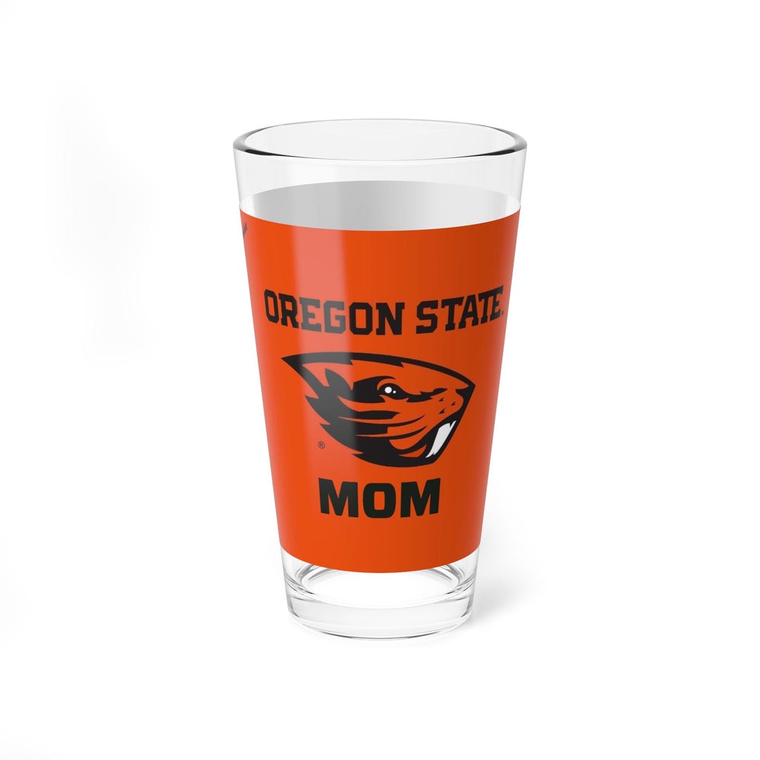 Oregon State Beavers MOM Pint Glass - Fan Cup - Etsy