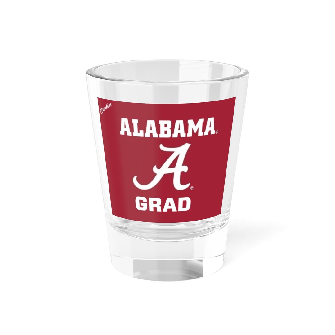 Alabama Crimson Tide GRAD Shot Glass - Fan Cup - Etsy