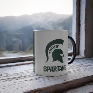 Color Changing! Michigan State Spartans Thermoh Morphin Ceramic Coffee ...