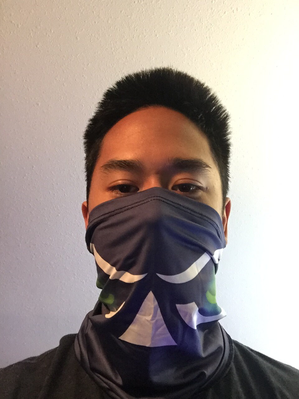 Hawks Eyes Gaiter Face Covering w/Free Flower Pattern Mask | Etsy