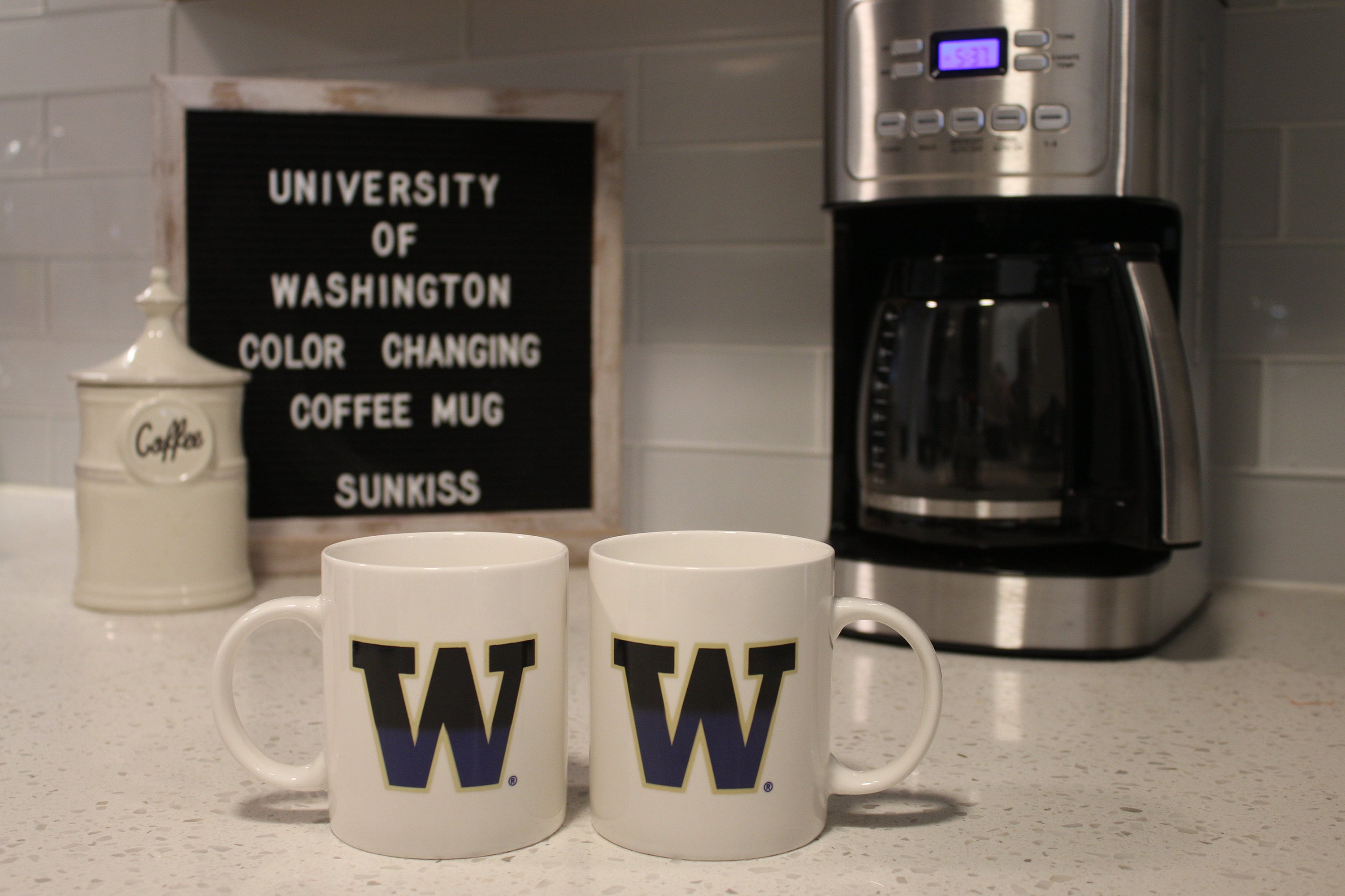Color Changing! University of Washington Huskies NCAA Thermoh Logo ...