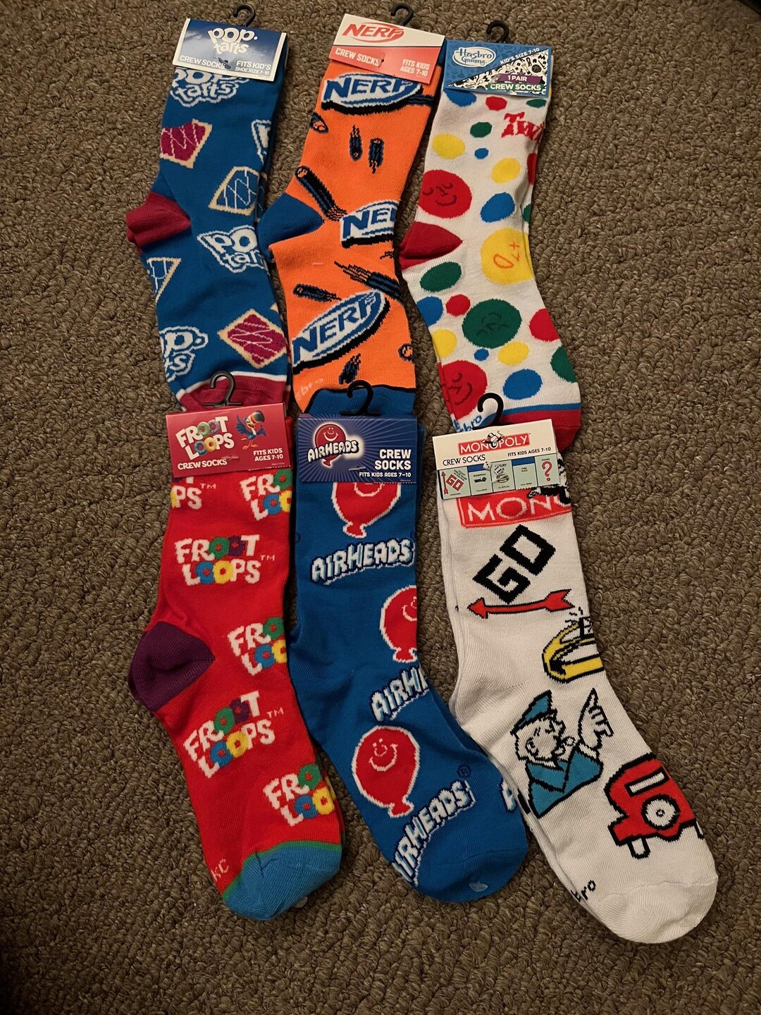 Novelty SOCKS Snacks Candy Soda Cookies Kids (as Many as You Want for 5 ...