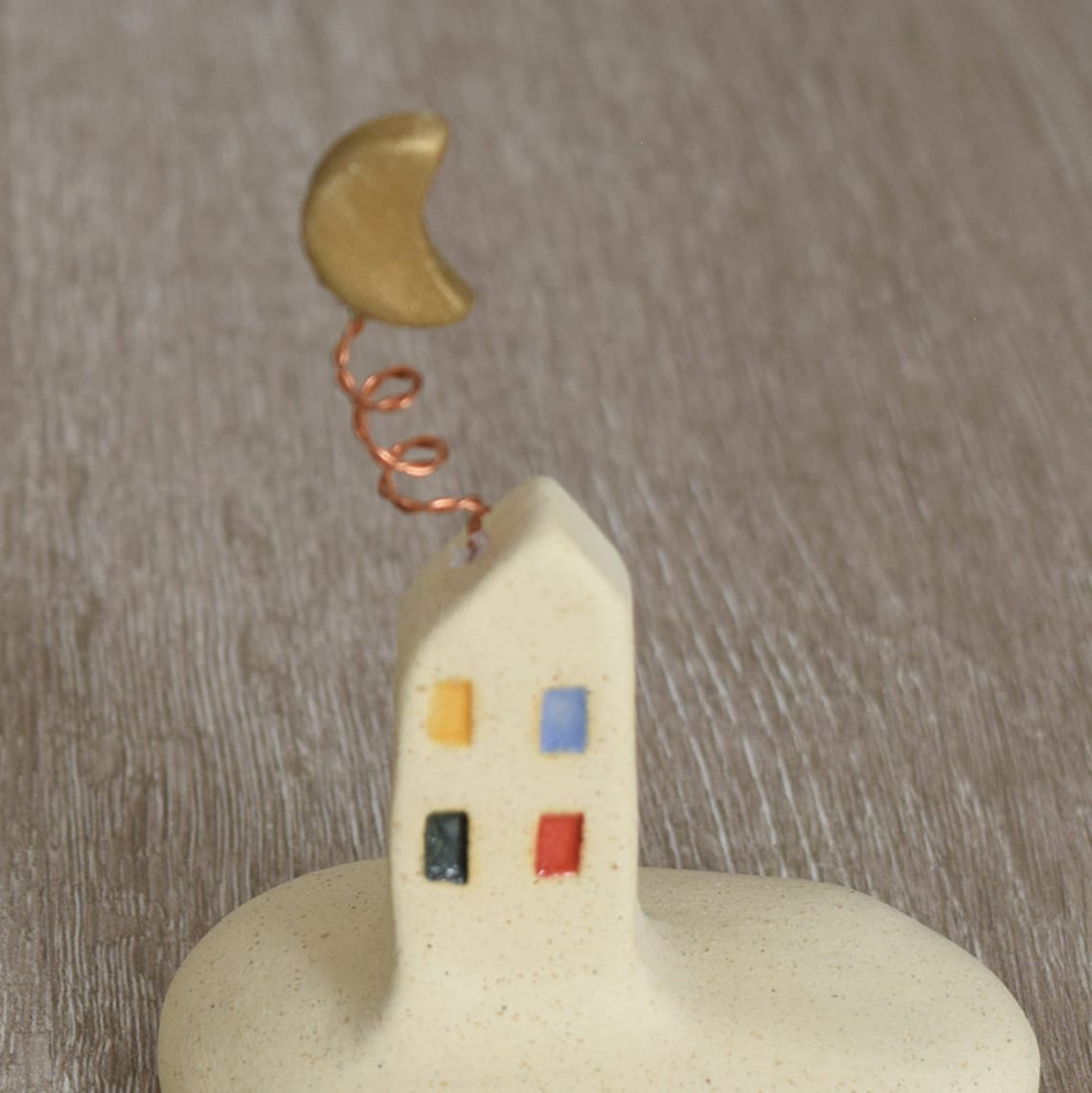 Artistic Handmade Ceramic House Ceramic Pebble house | Etsy