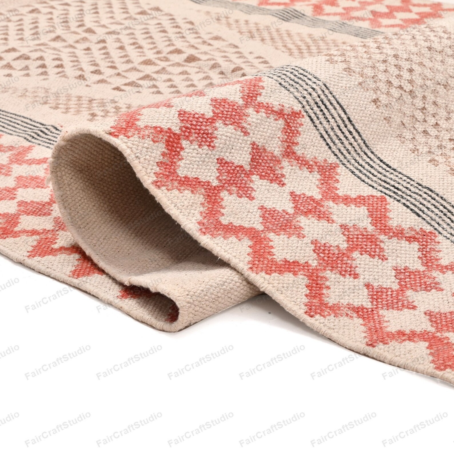 Cotton Washable Runner Rug Hall Runner Entry Rug, Yoga Mat Staircase ...