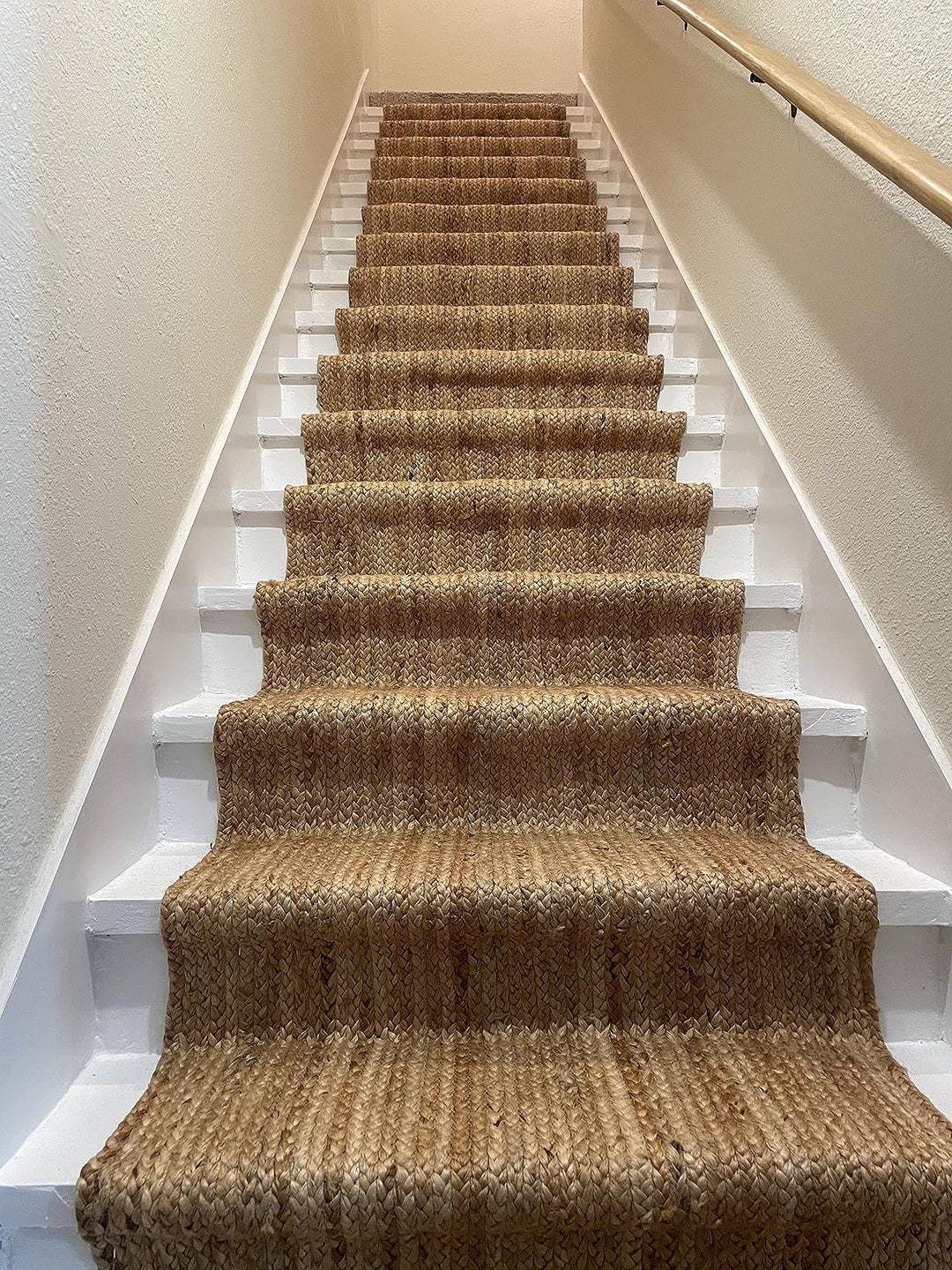 Sisal Carpet Stair Treads & Runner Jute Stairs Runner Jute Runner Rug ...