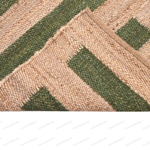 Green Jute Stairs Runner Sage Green Stairs Carpet Step Rugs Stair Rugs ...
