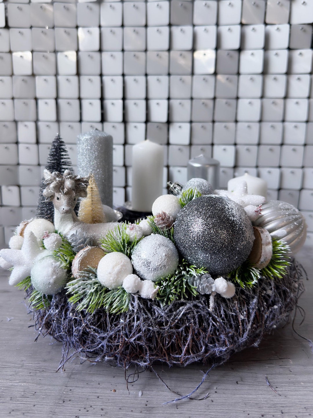 Advent Wreath, Table Decoration, Table Centrepiece - Etsy