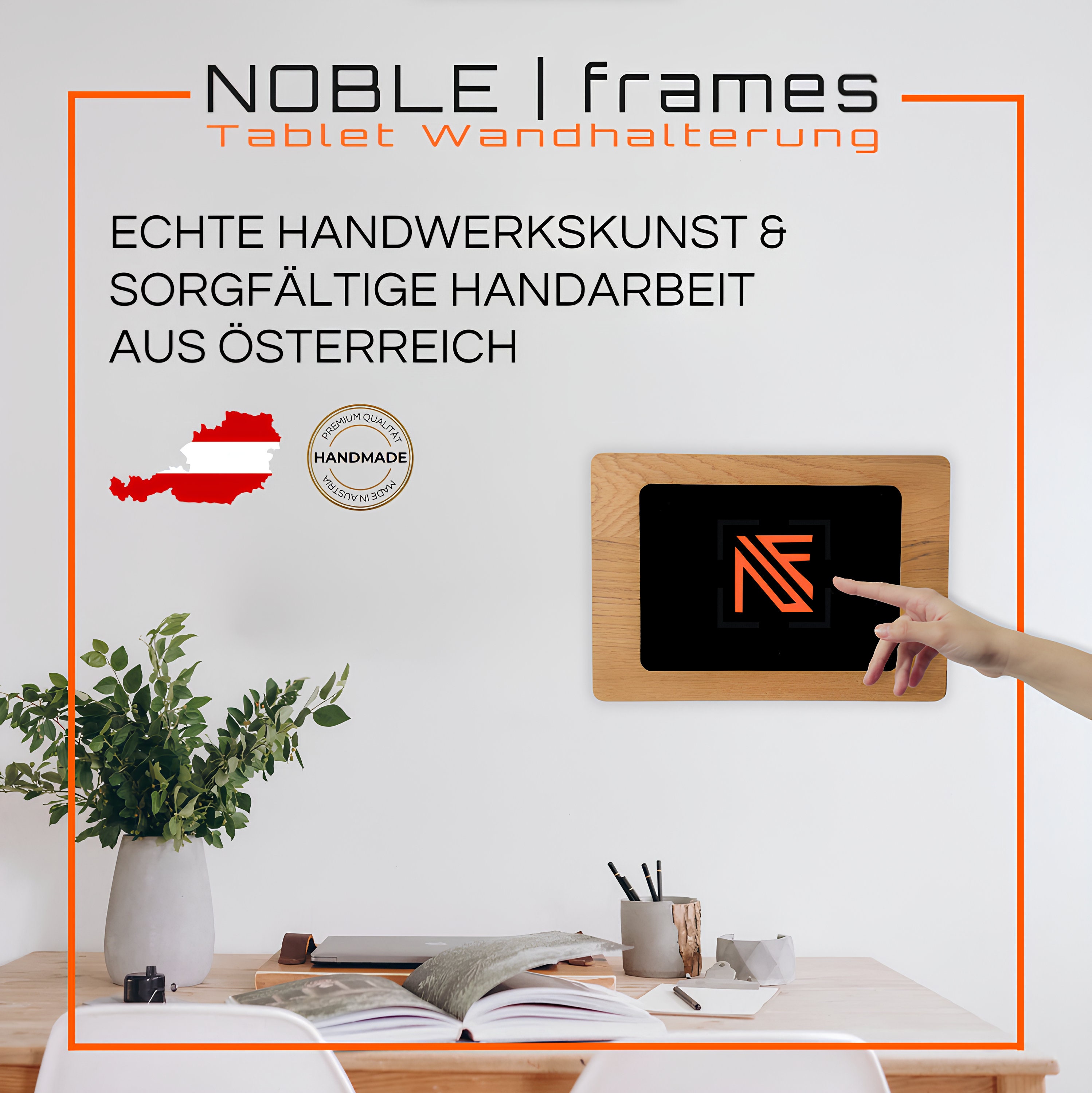 Samsung Galaxy Tab A9+ 11" X210|X216 (2023) Wooden Tablet Wall Mount ...