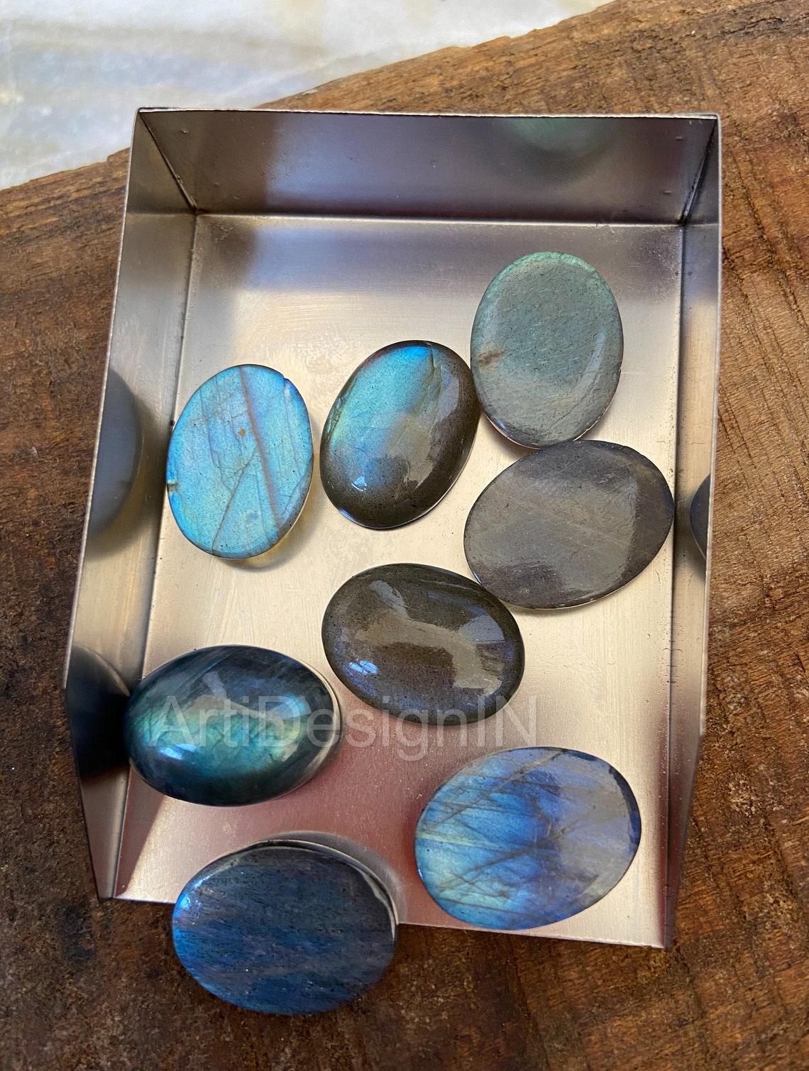 AAA Natural Labradorite Oval Cabochon Flat Back Calibrated | Etsy