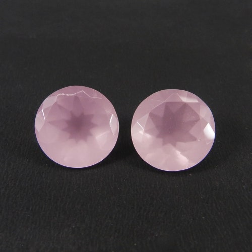Genuine Natural Rose Quartz Round Faceted Loose Stones 4mm - Etsy