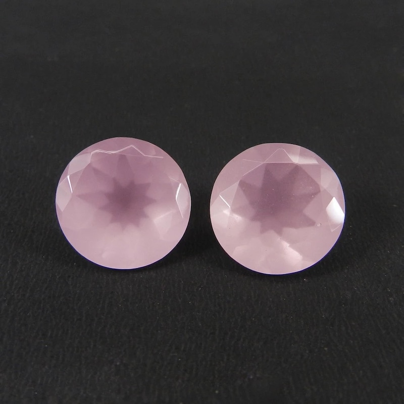 Faceted Rose Quartz - Etsy