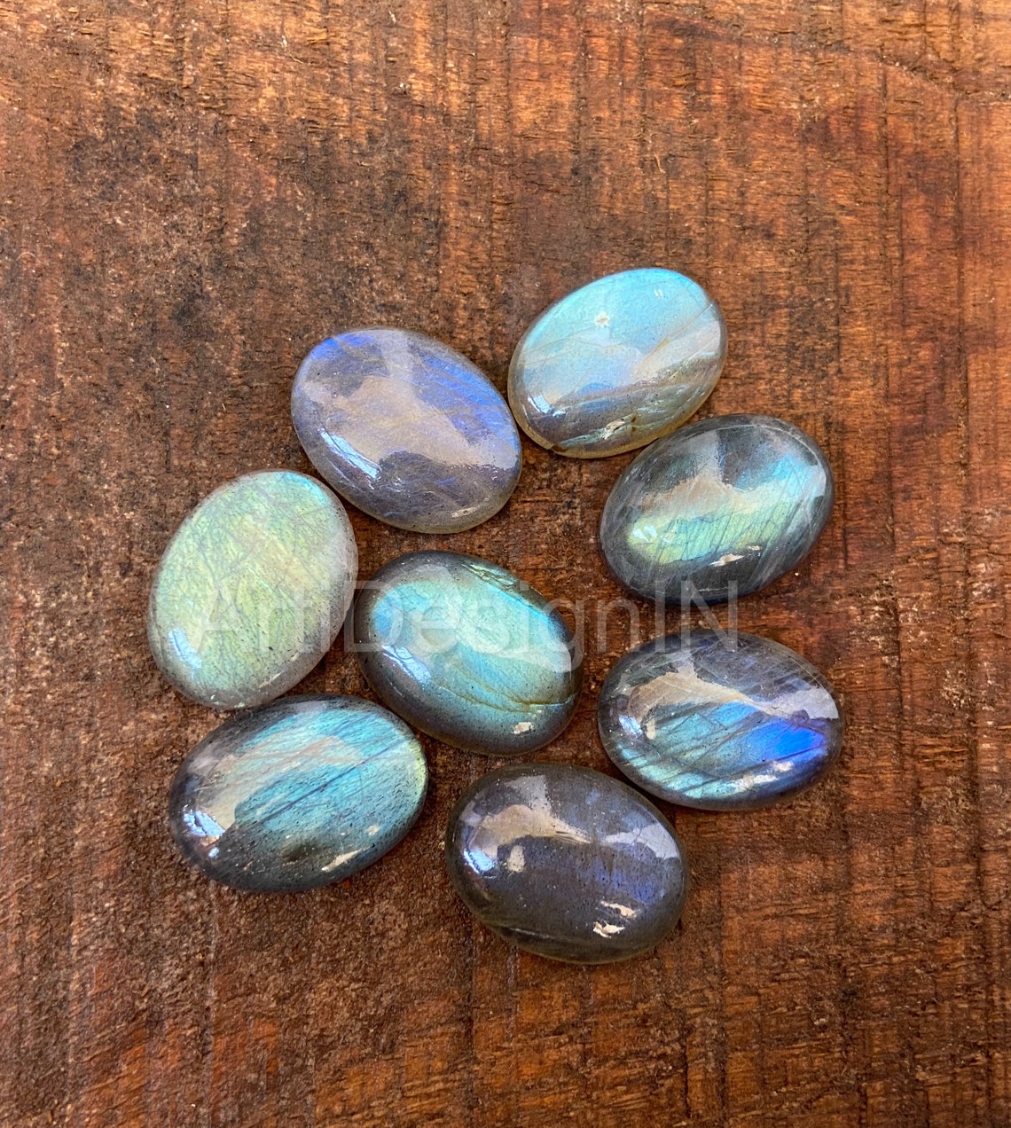 AAA Natural Labradorite Oval Cabochon Flat Back Calibrated | Etsy