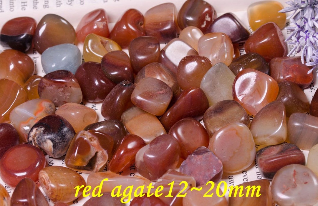 Wholesale Rare Red Agate-natural Red Crystal Gravels-jewelry - Etsy