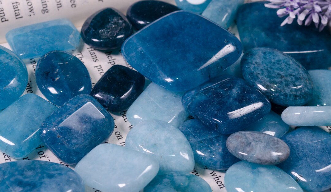 Wholesale Blue Dyed Jade Natural Gemstones/skyblue/dark Blue/healing ...