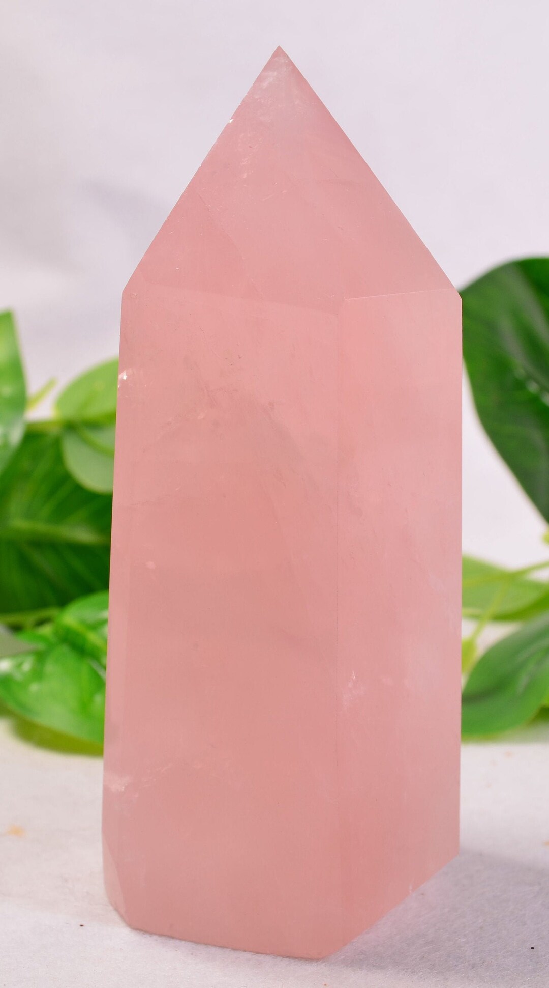 Natural Good Rose Crystal Tower,rose Quartz,pink Obelisk,love,enhance ...
