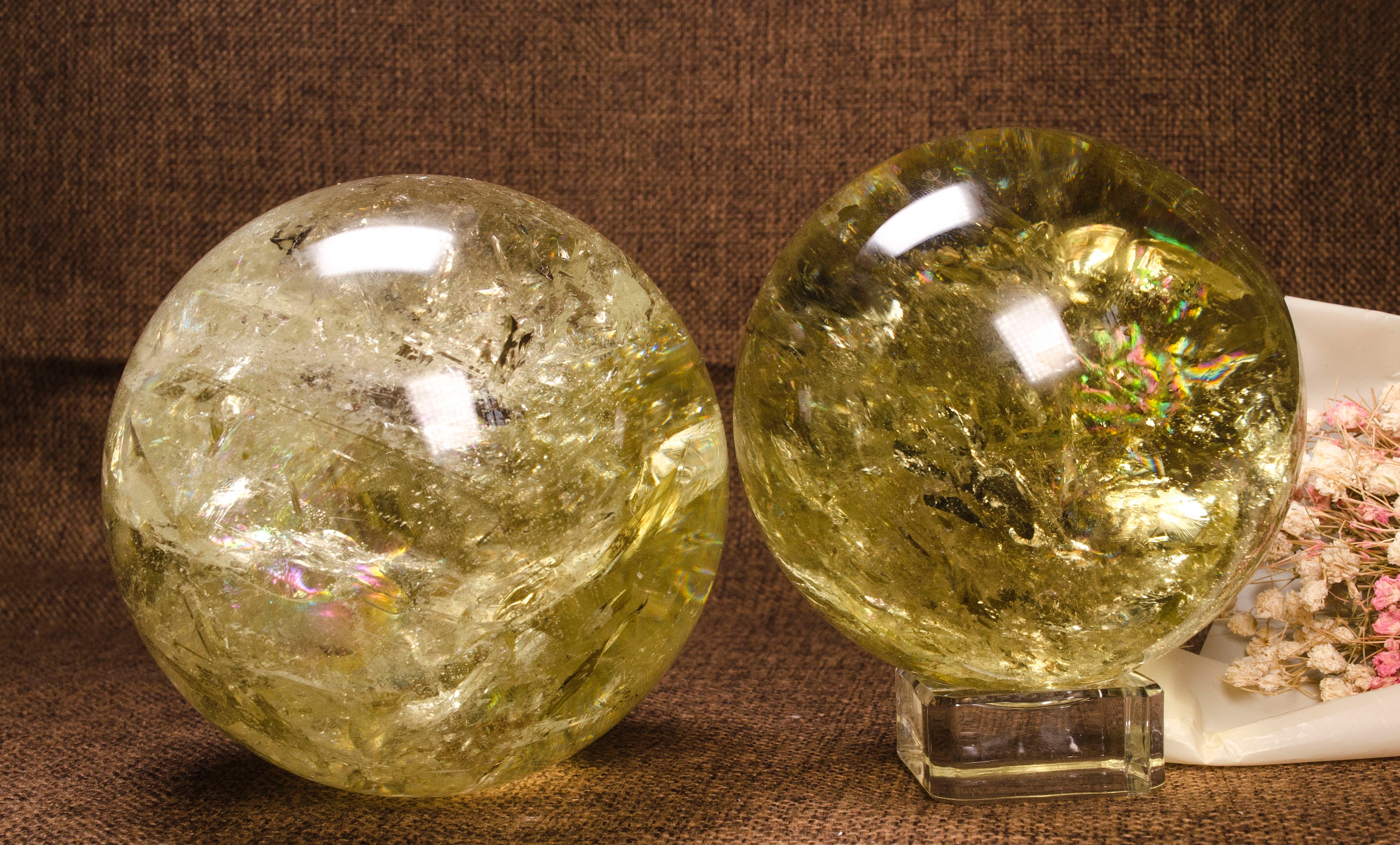 Wholesale Natural Citrine Sphere/polished Citrine Ball/gemstone Beads ...