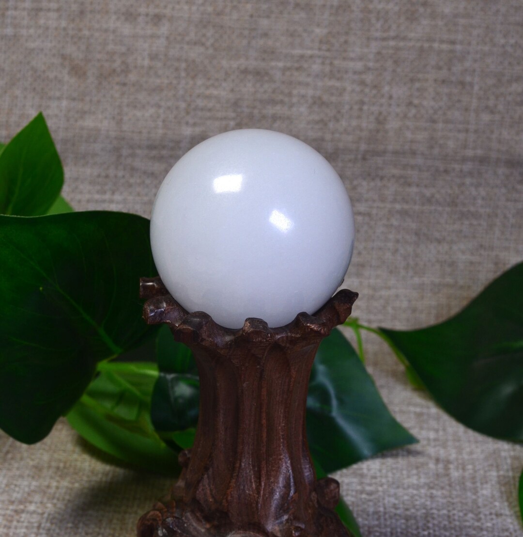 Natural White Afghan Jade/white Cloud Color Jade Planet/jade Decoration ...