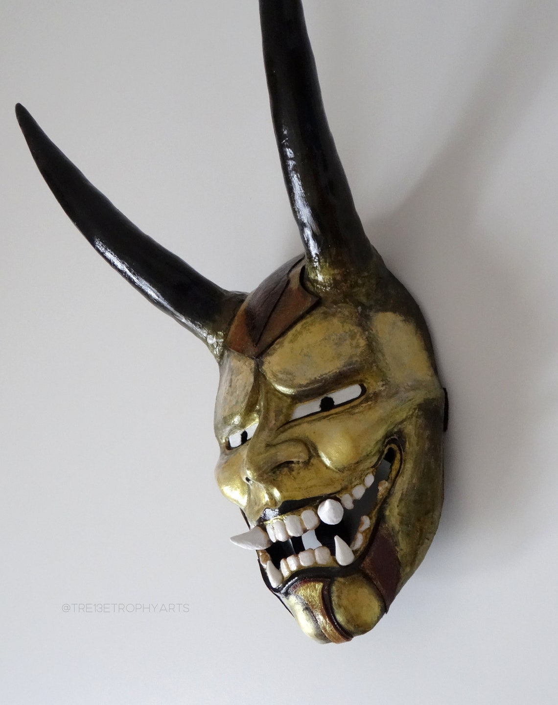 Japanese Hannya Demon Mask / Noh Bushido Samurai Mask | Etsy