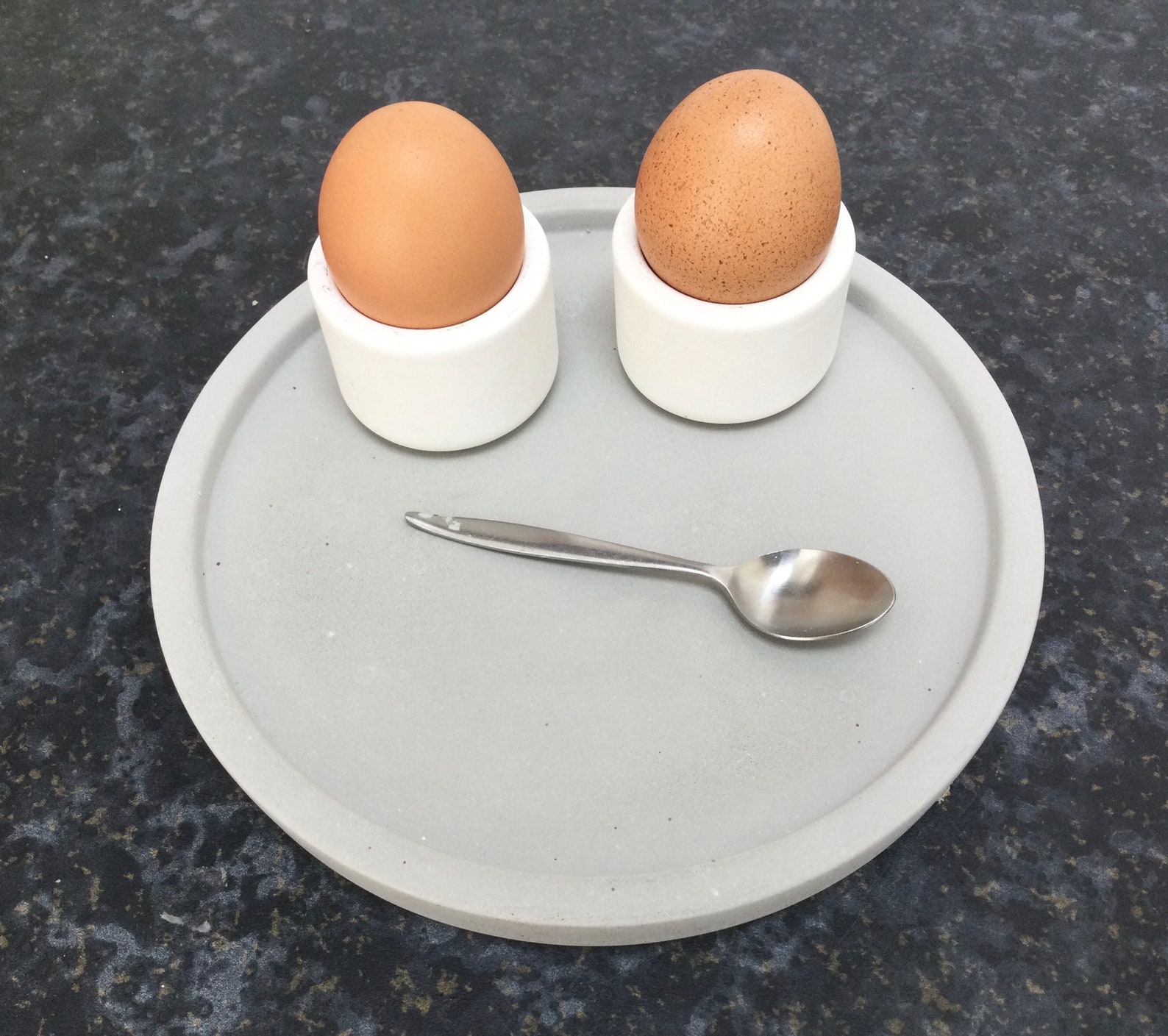 Set of Two Egg Cups Concrete Egg Cups Modern Egg Cups - Etsy UK