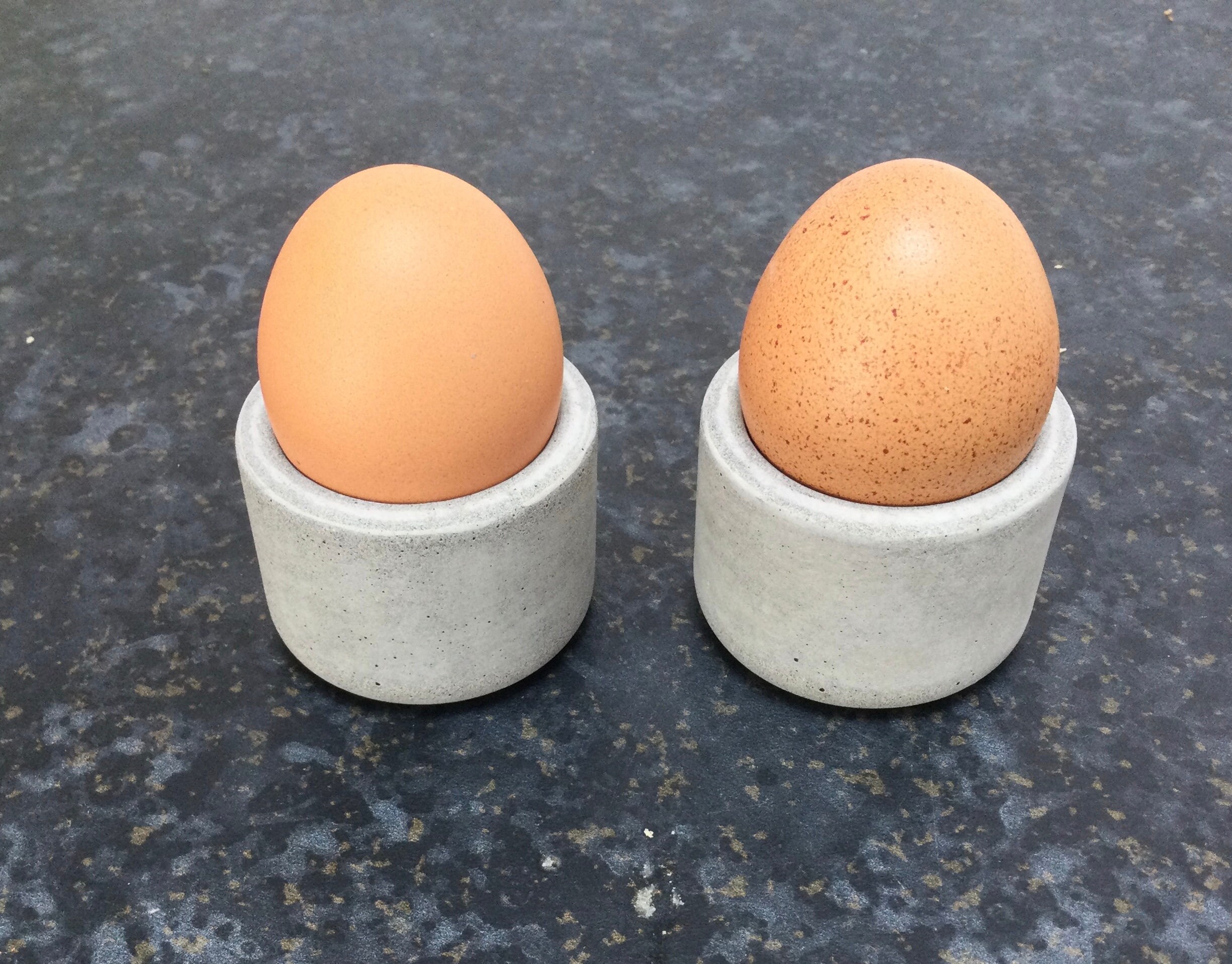 Set of Two Egg Cups Concrete Egg Cups Modern Egg Cups - Etsy UK