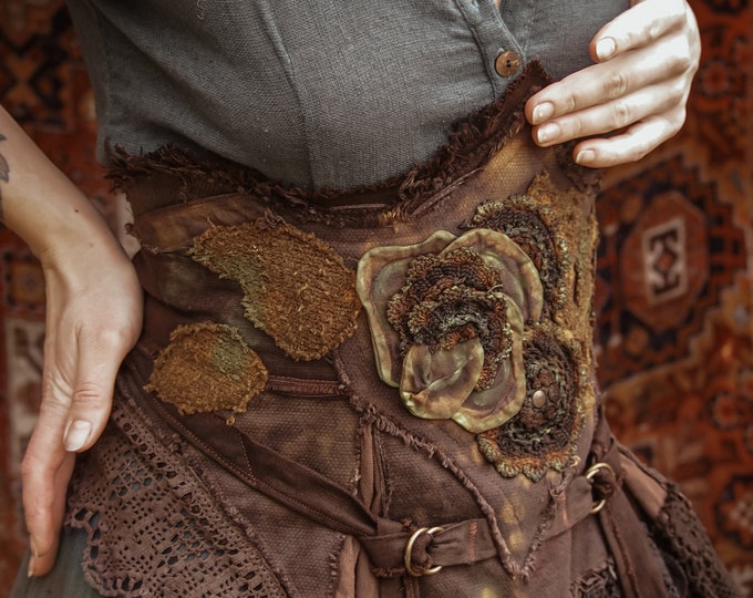 SHIELD Belt, Wrap Waist Belt, Wide Belt, Dystopian Rustic Fashion ...