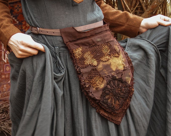 BABA YAGA Waist Bag, Rustic Style Pouch, Larp Pouch, Witchy Accessories ...