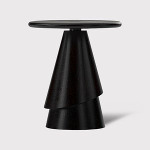 Designer Round Side Table, Custom Wood Round Side Table, Round Bedside ...