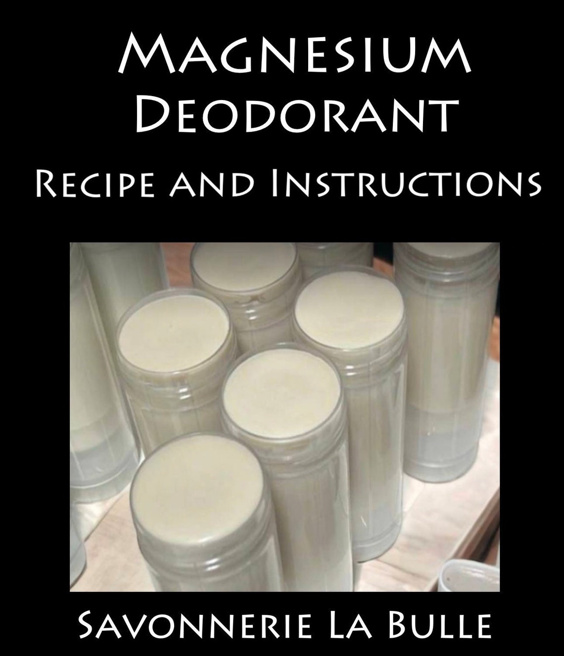Magnesium Deodorant - Recipe and Instructions - Etsy