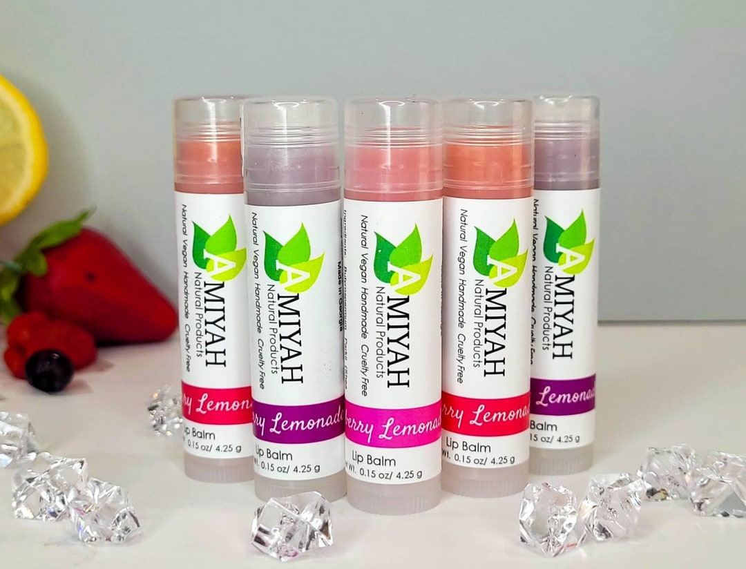 Natural Lip Balms, 5 Pack Bundle, Lip Balm Bulk, Chapsticks for Kids ...