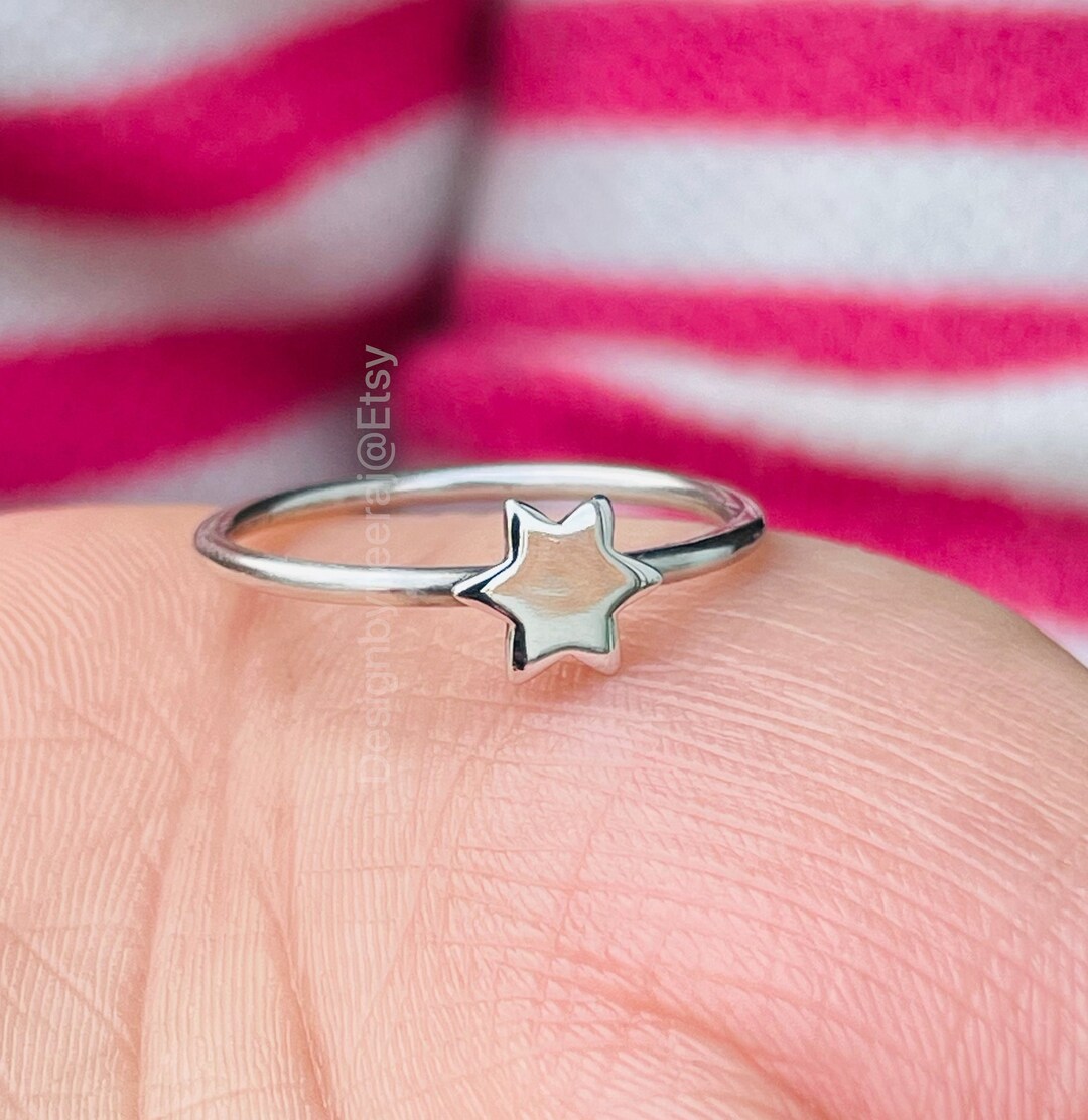 Star Ring, Chunky Star Ring, Astronomy Ring, Celestial Ring, Adjustable ...