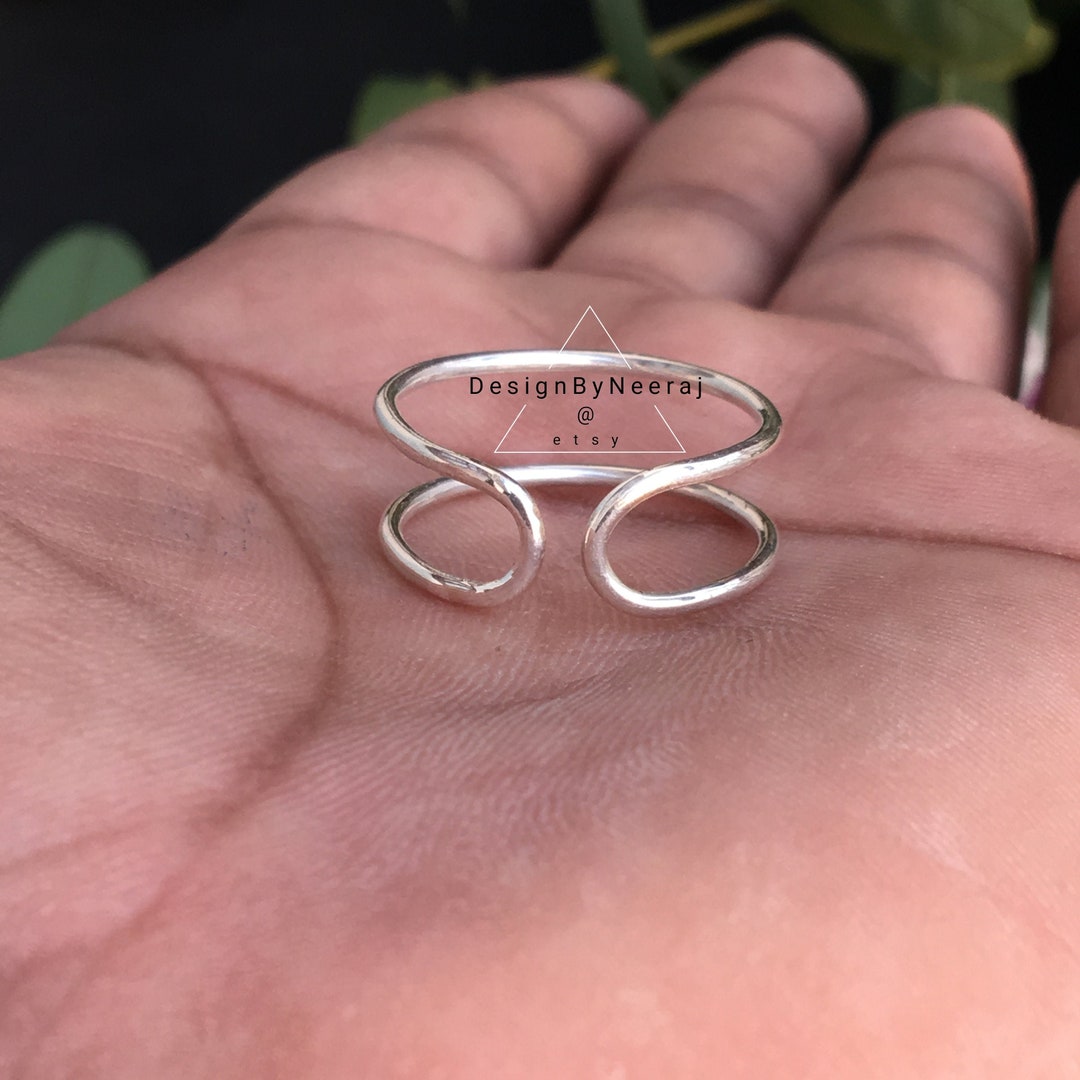 Handmade Simple Sterling Silver Ring -destiny Sterling Silver Handmade ...