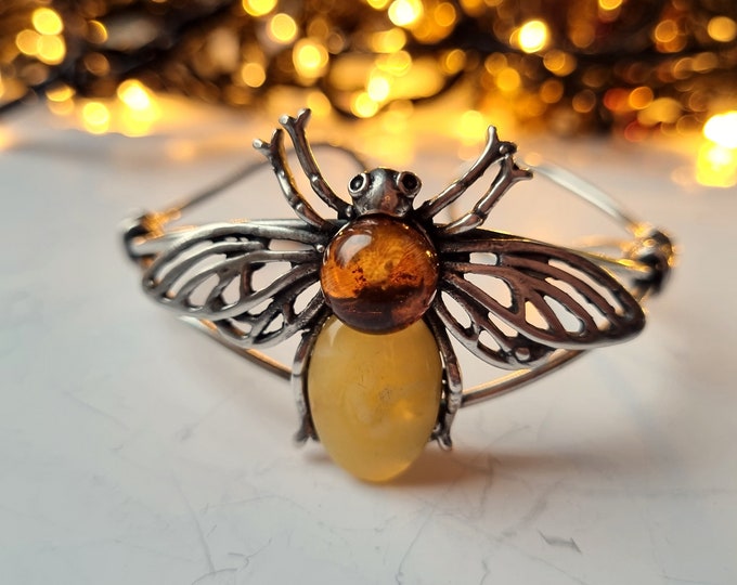 Amber Bracelet Jewelry Amber Honey Bee Bracelet Natural Baltic Amber ...