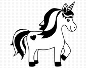 Unicorn Svg Png Eps Jpg Commercial Use Instant Download - Etsy