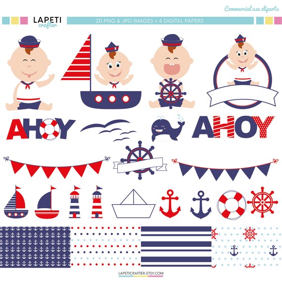 Baby Sailor Clipart