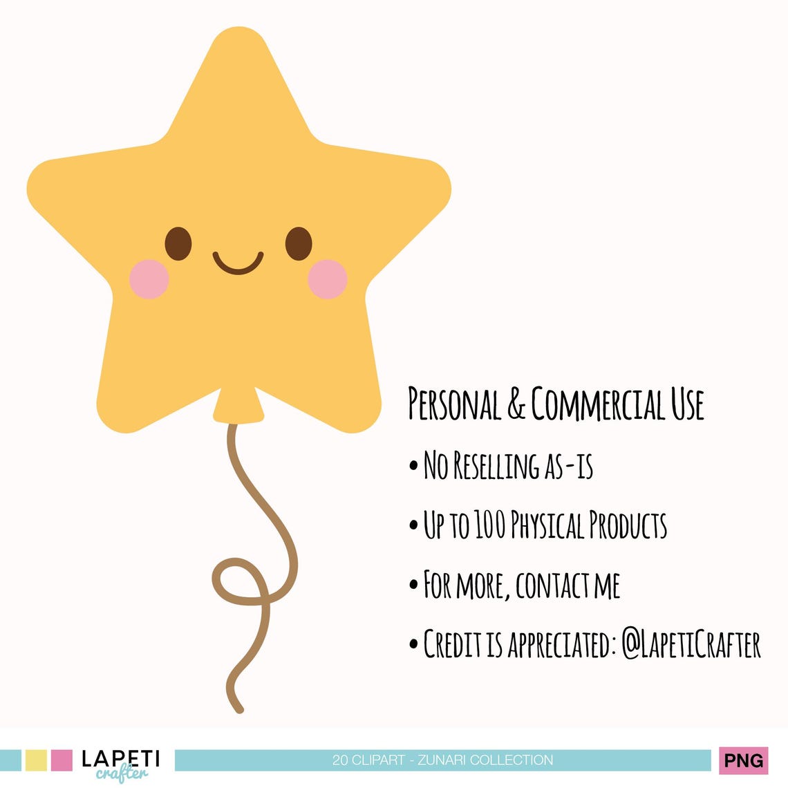 Kawaii Carnival Clipart Bundle, Cute Summer Fair PNG, Circus Birthday ...