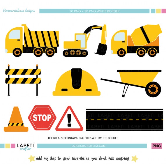 Construction Birthday Clip Art Construction 3rd Birthday SVG, Birthday